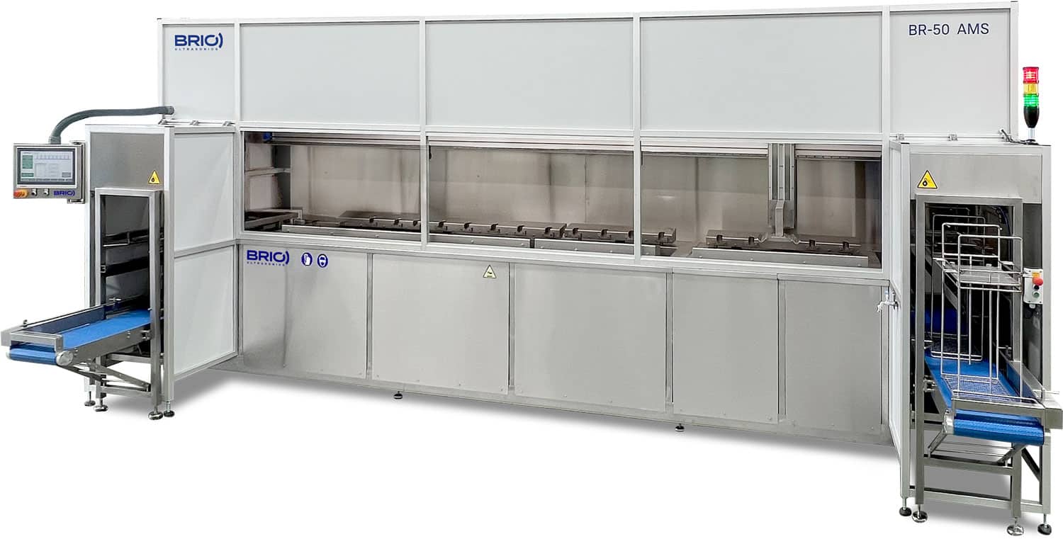 Multi-stage machines - Ultrasonic cleaning
